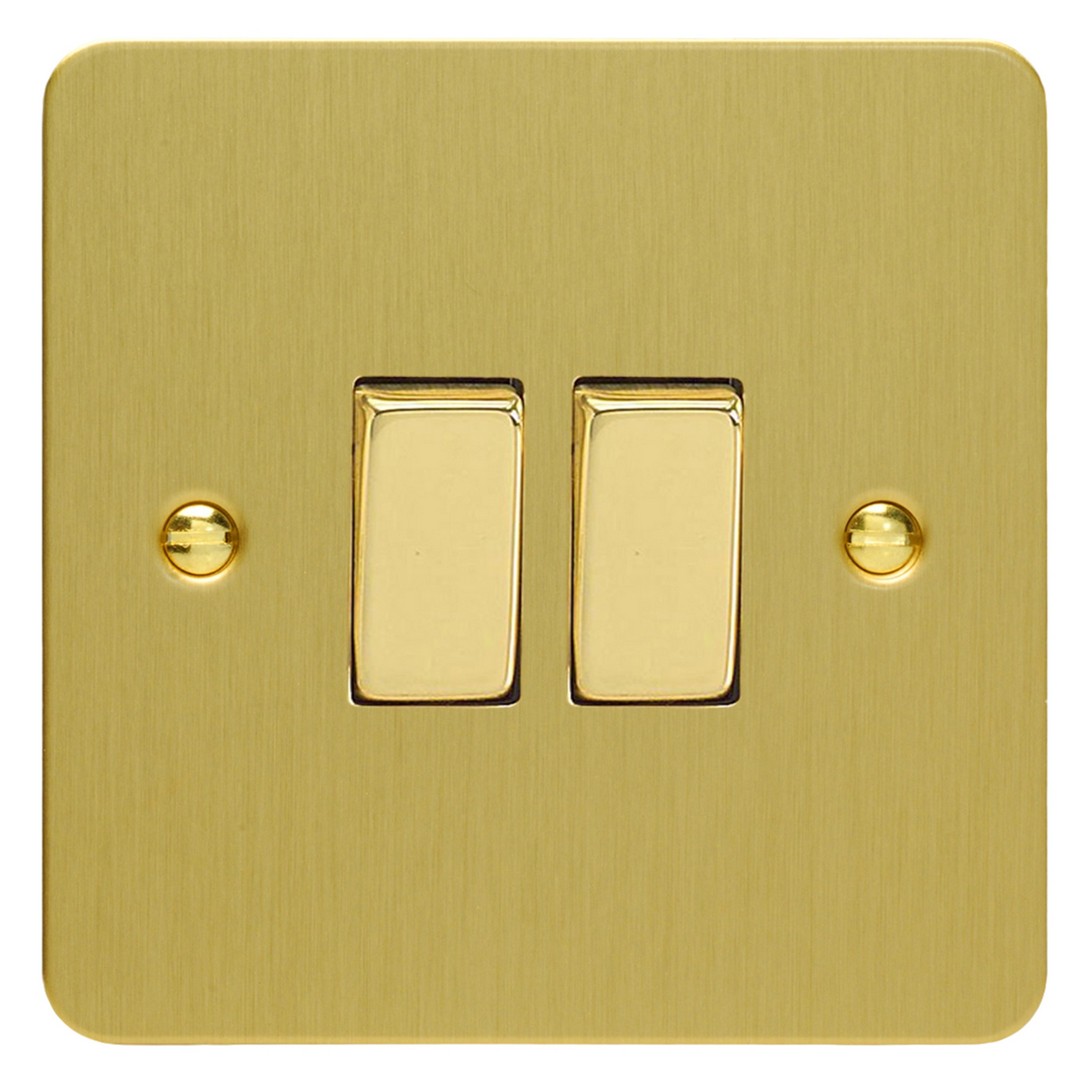 XFB2D | VARILIGHT | 2-Gang 10A 1- or 2-Way Rocker Switch